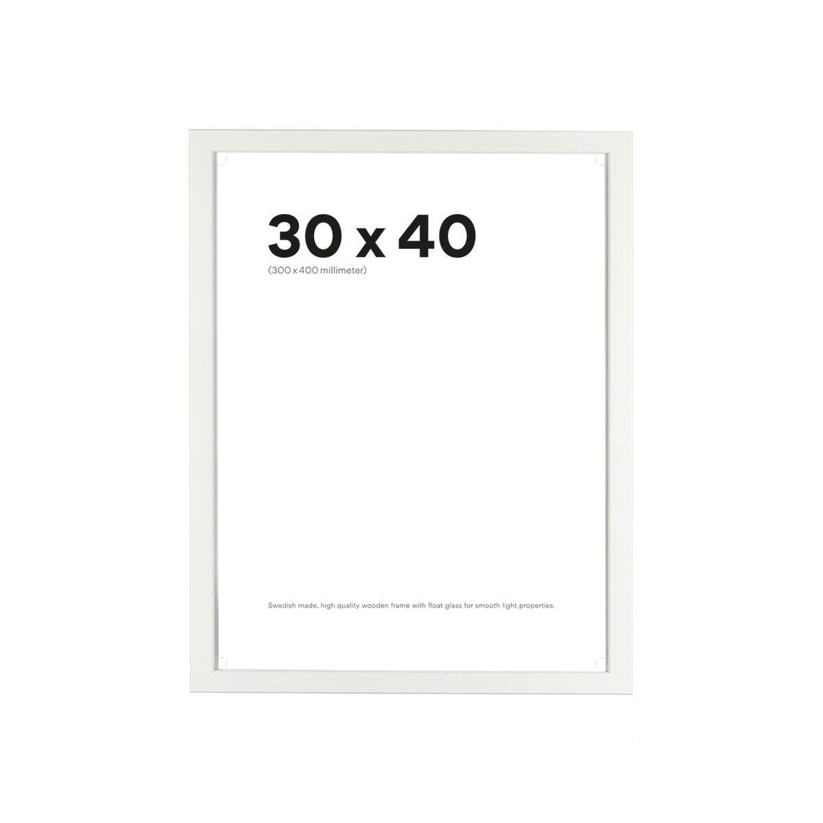 Scandinavian Photo Photo frame 30x40 Slim White | Scandinavian Photo