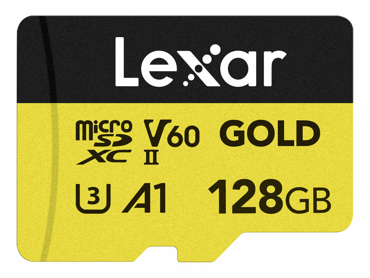 Lexar microSDXC Gold 128GB UHS-II U3 R280/W100 V60 | Scandinavian Photo
